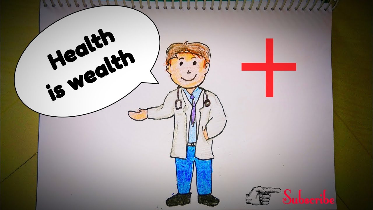How to draw a Doctor | Doctor's Day special Drawing for kids step by ...