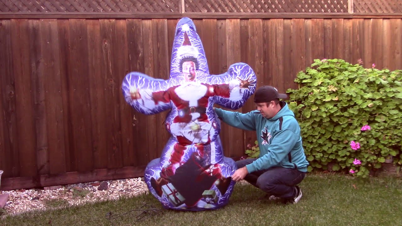Christmas Vacation Clark Griswold Inflatable Decoration Unboxing ...