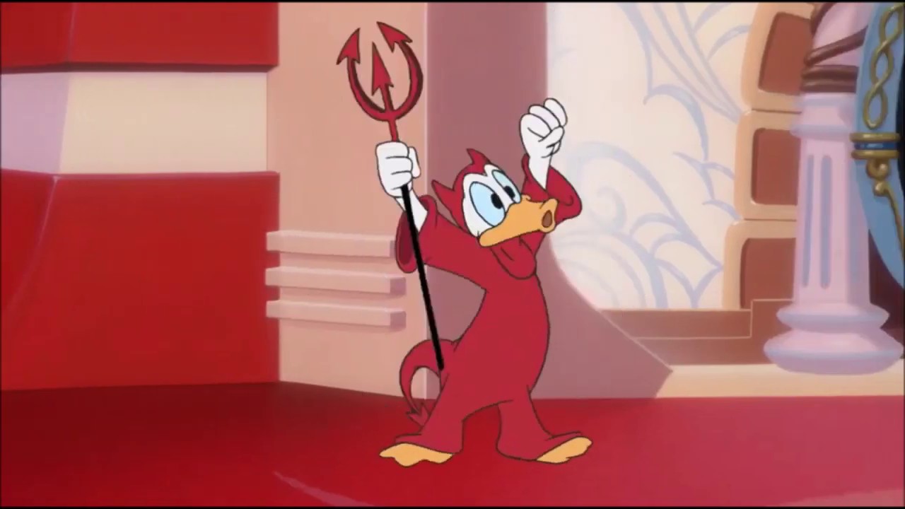 Donald Duck Tries to Scare... - YouTube