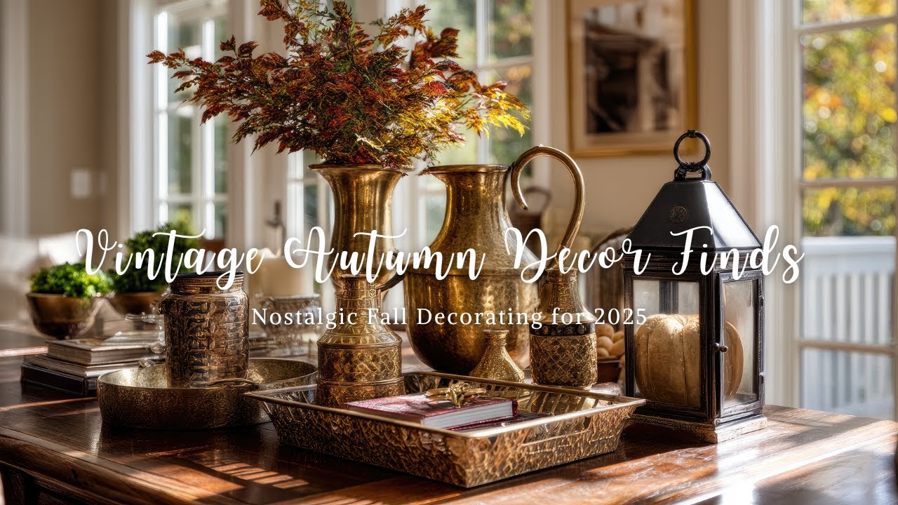 Vintage Autumn Decor Finds 🕰️ | Nostalgic Fall Decorating for 2025 ...