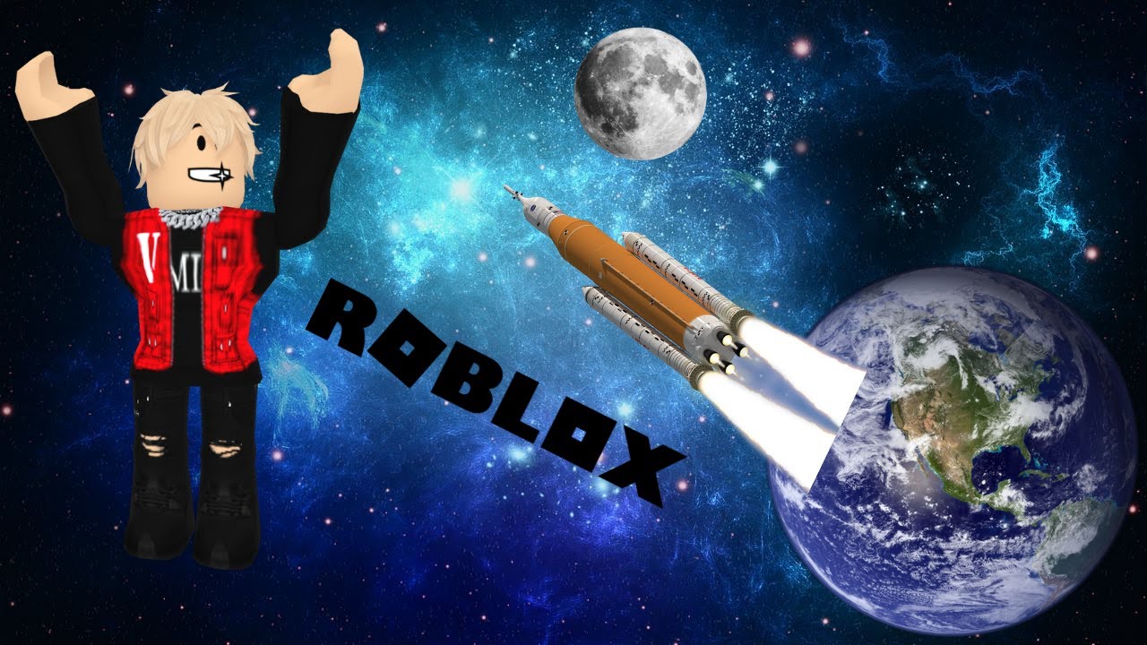 Flying to the moon in Roblox - 30 sub special! - YouTube