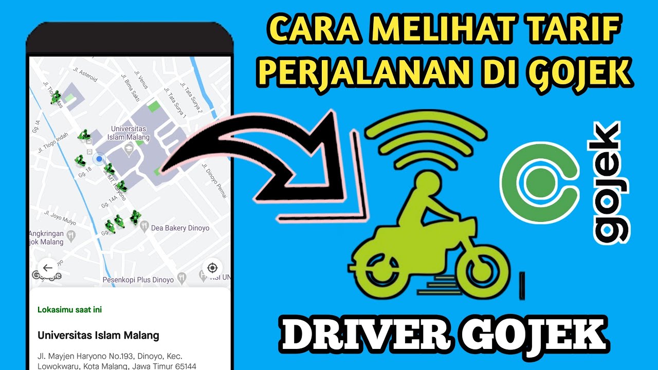 Cara Melihat Tarif Perjalanan gojek || Cek Tarif Perjalanan Gojek ...