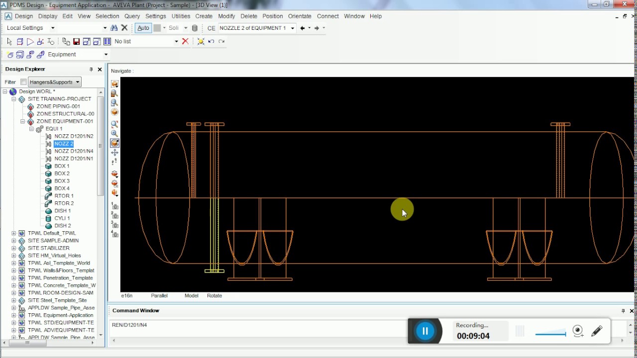 Pdms Tutorial 2 Offset Rotate Mirror Youtube