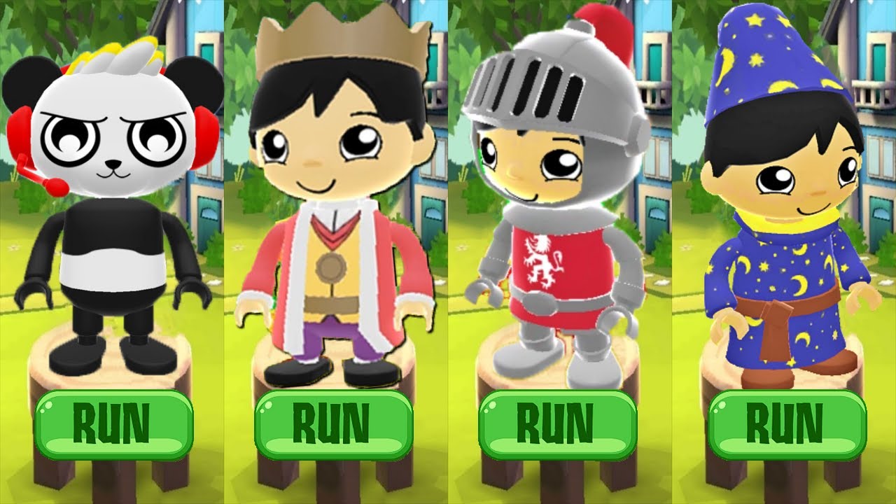 Tag with Ryan - Combo Panda vs Royal Ryan vs Sir Ryan vs Wizard Ryan ...