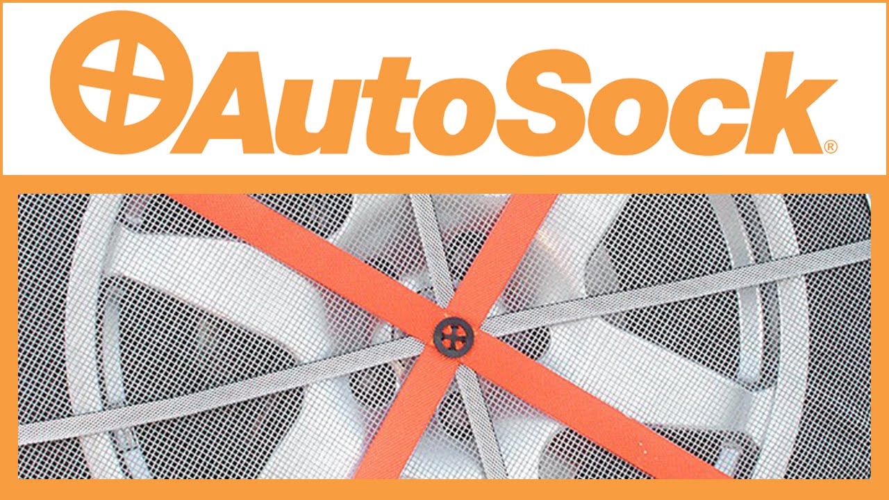 An introduction to AutoSock snow socks - YouTube