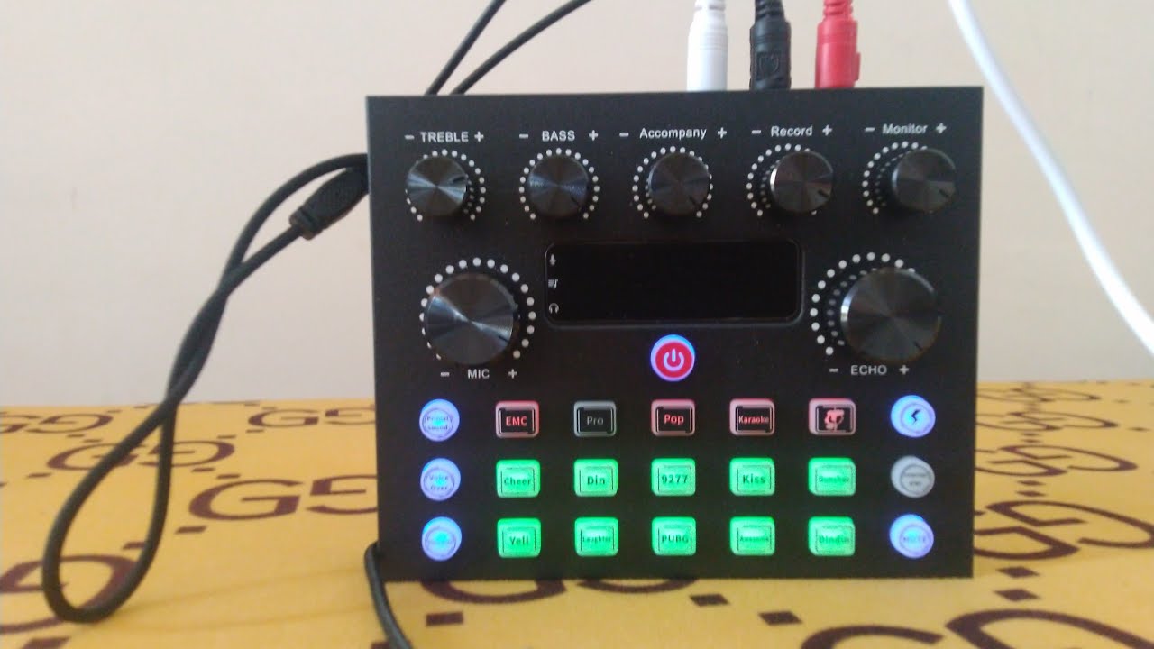 unboxing soundcard live streaming v8s dari TikTok - YouTube