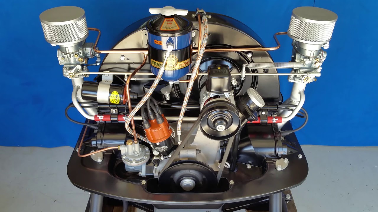 Mr. Okrasa / 36hp Okrasa Eng. built for James 1959 VW Cabriolet - YouTube