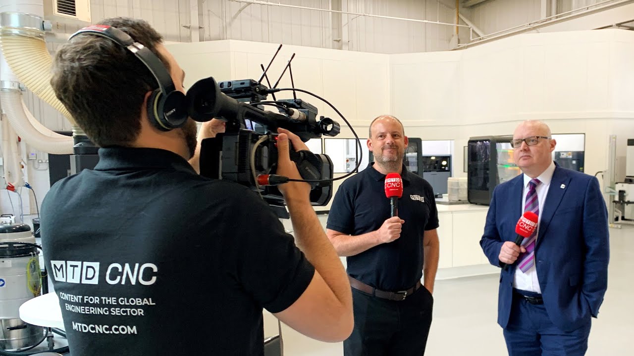 FIRST LOOK; filmed today, MTD gets a tour of the new Matsuura Additive ...