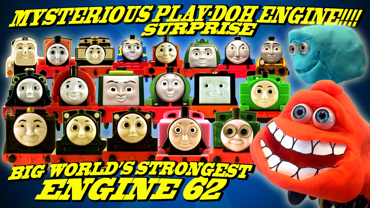 BIG PLAY DOH SURPRISE Thomas and Friends 62 World's Strongest Engine ...