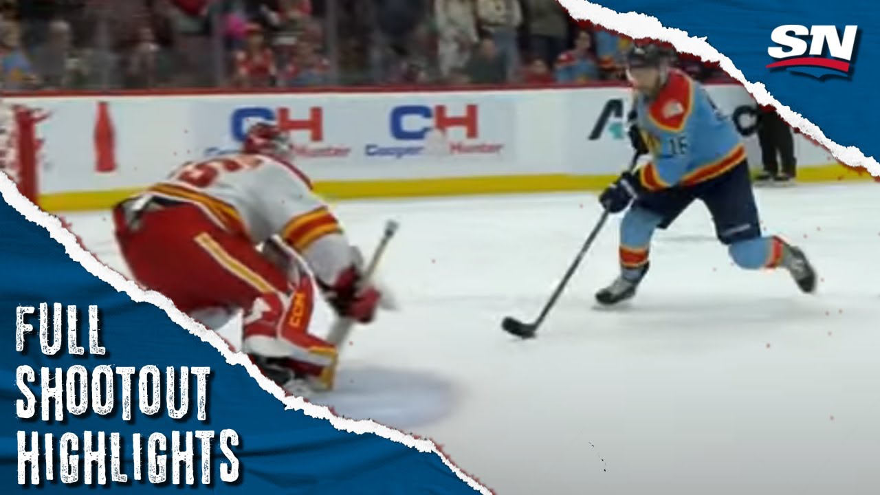 Calgary Flames at Florida Panthers | FULL Shootout Highlights - YouTube