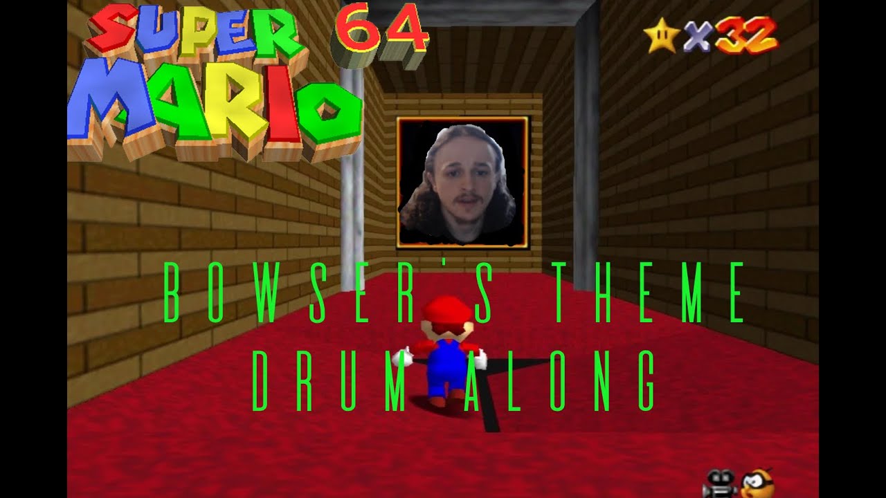 Super Mario 64 - Bowser's Theme - Drum Cover - YouTube