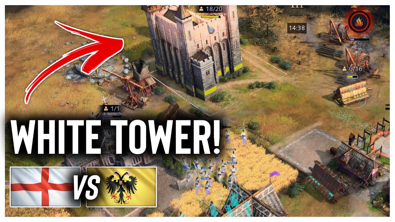 White Tower dropping in Teams is HILARIOUS! Age of Empires IV - YouTube