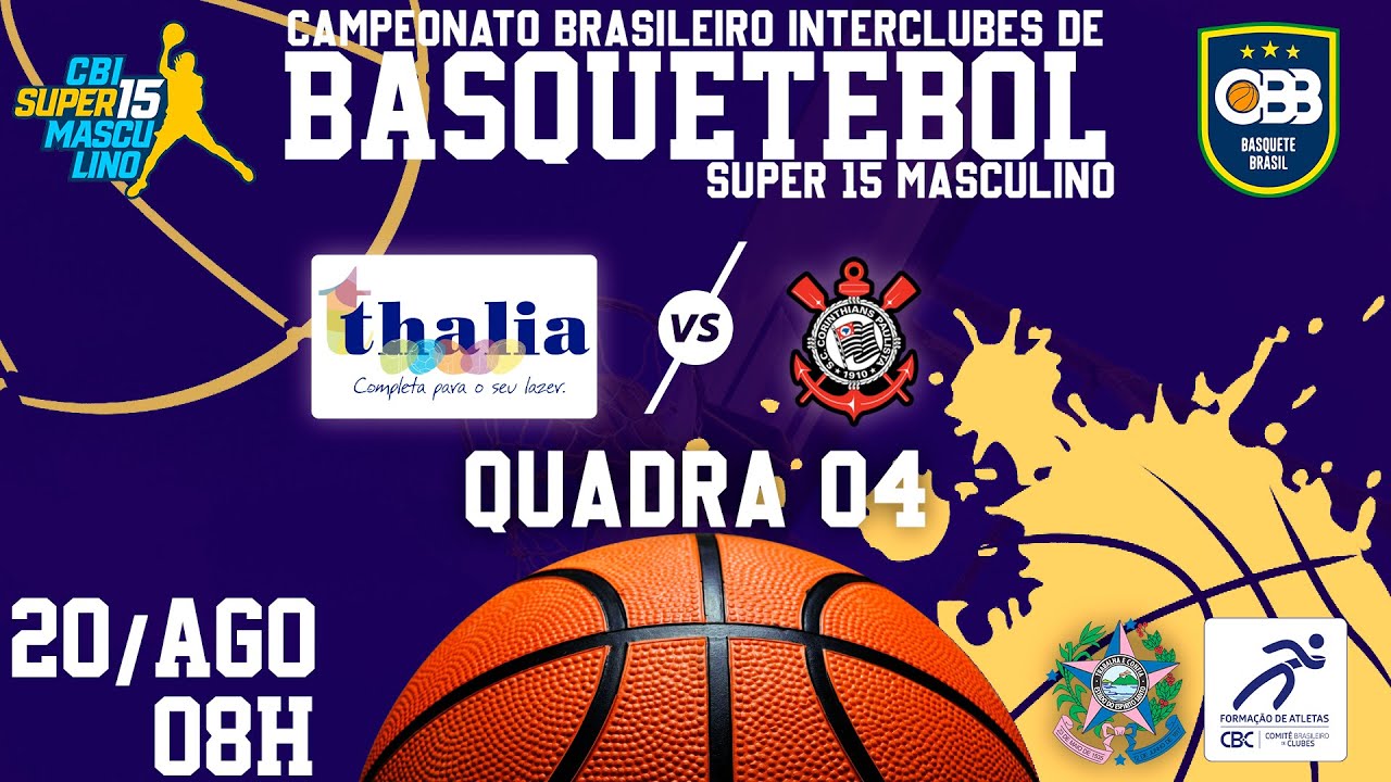 CBI - BRASILEIRO SUB15 MASCULINO - THALIA (PR) X CORINTHIANS (SP) - YouTube