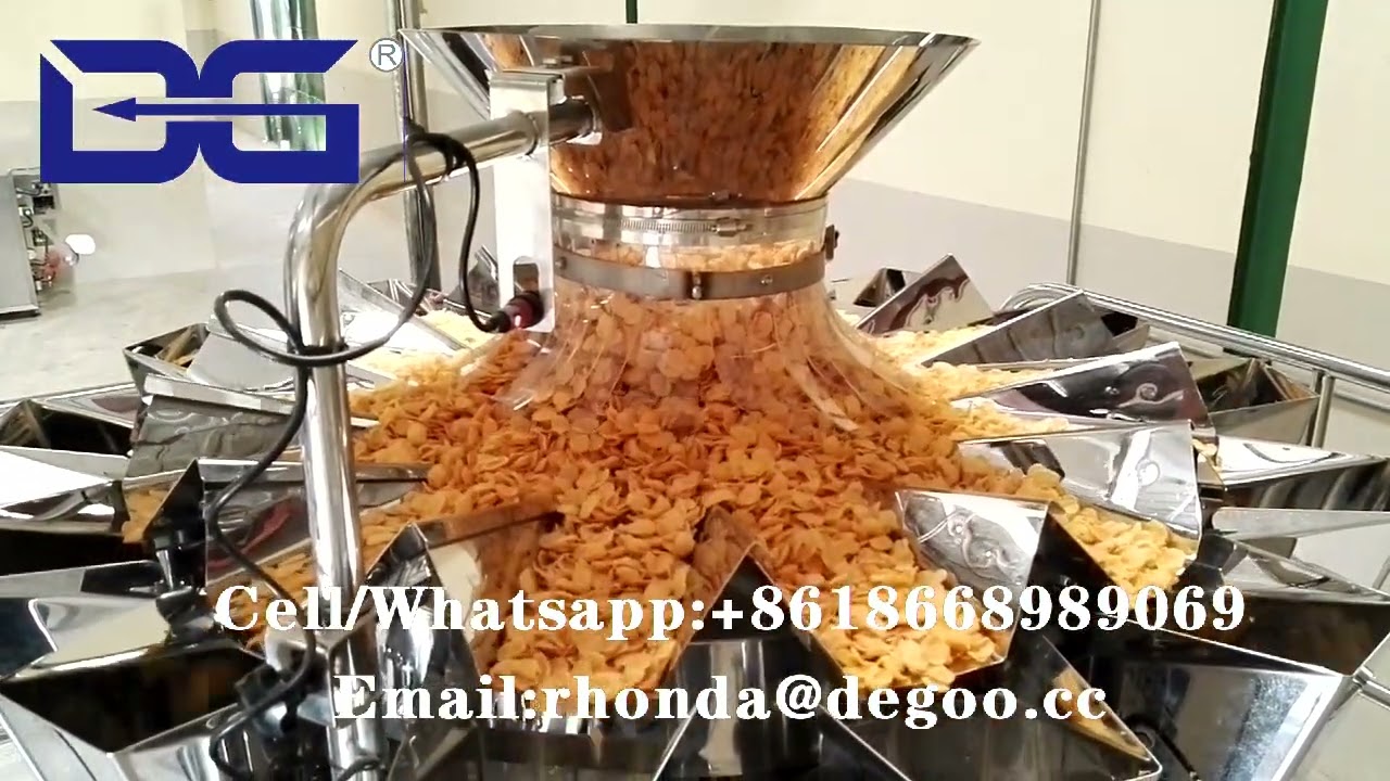 Best corn flakes packing machine - YouTube