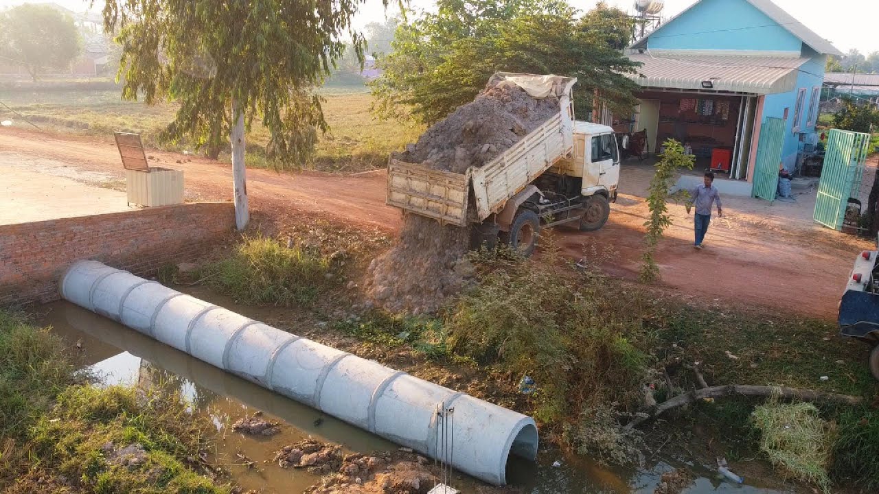 Fantastic New Project! Drainage System Removal and Land Refill , Heavy ...