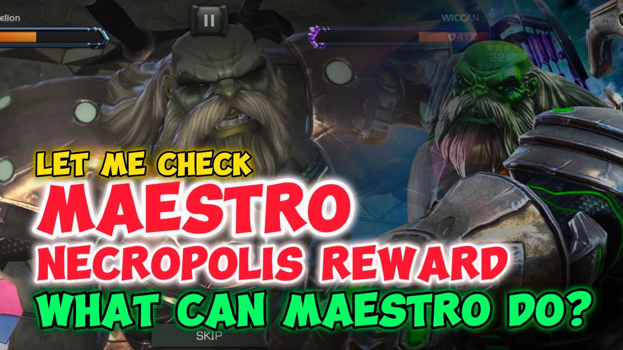 Necropolis reward | Maestro gameplay - Powerful Attacker or Best ...