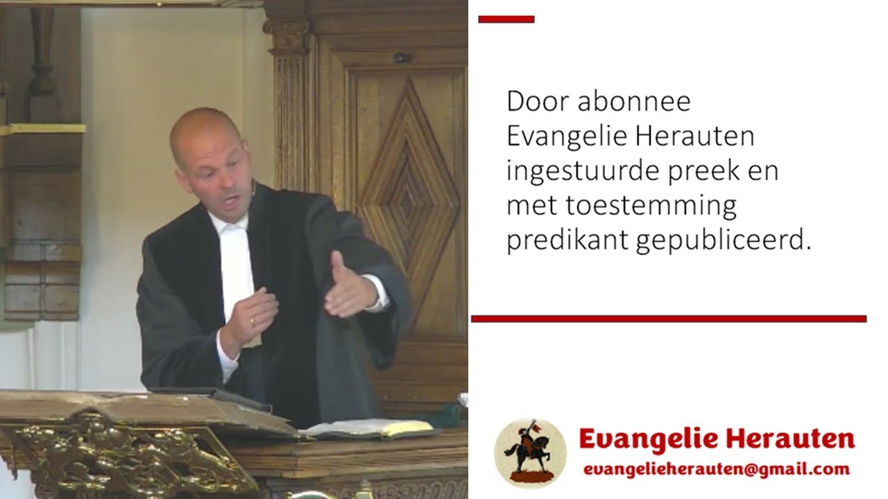 Ds. A.C. Borsje | Openbaring 3: 20 | - YouTube