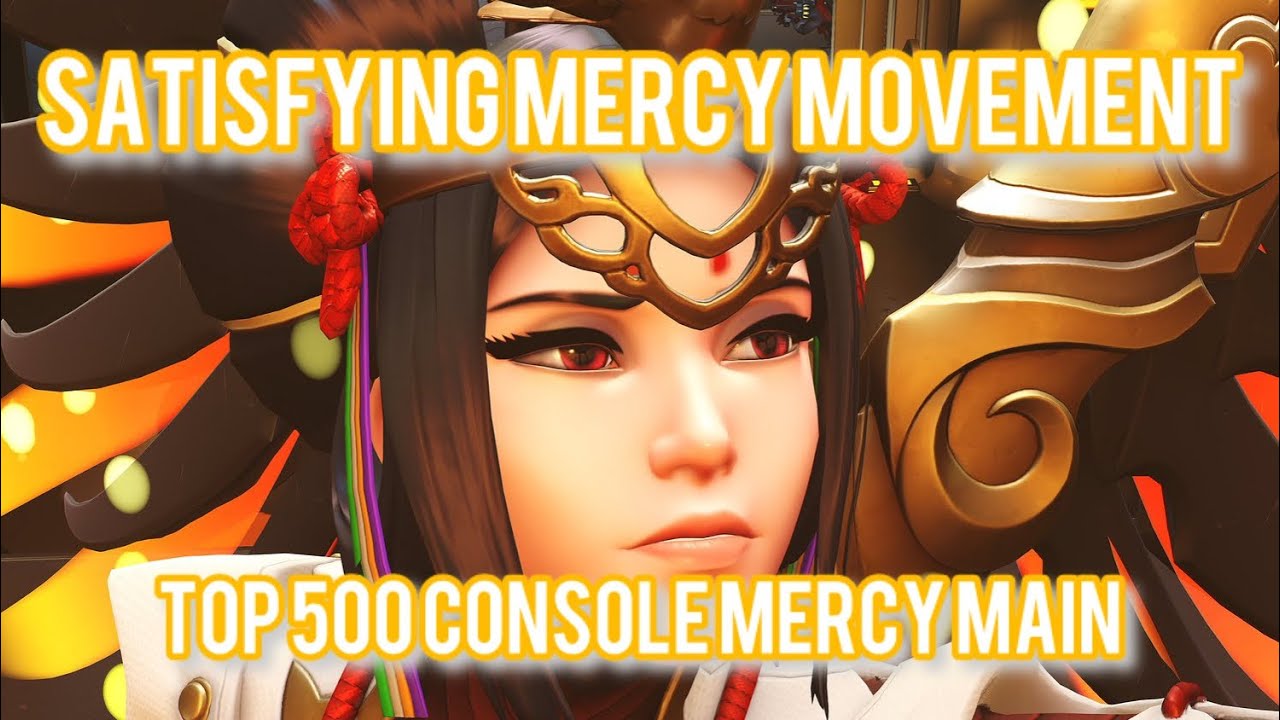 SATISFYING Mercy Movement! | T500 Console Mercy Main - Overwatch 2 ...