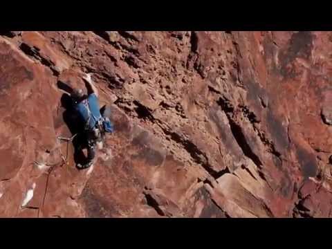 BD athlete Cedar Wright climbing The Wisdom in Eldorado Canyon ...