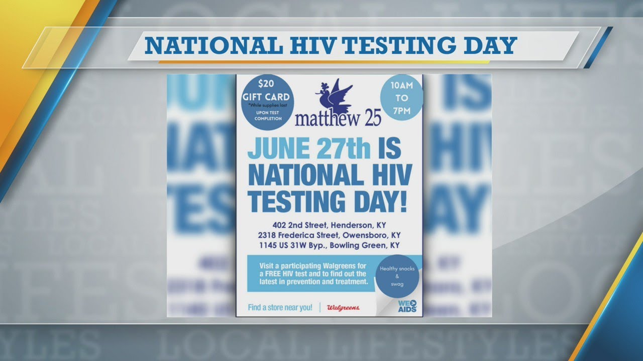 National HIV testing day - YouTube