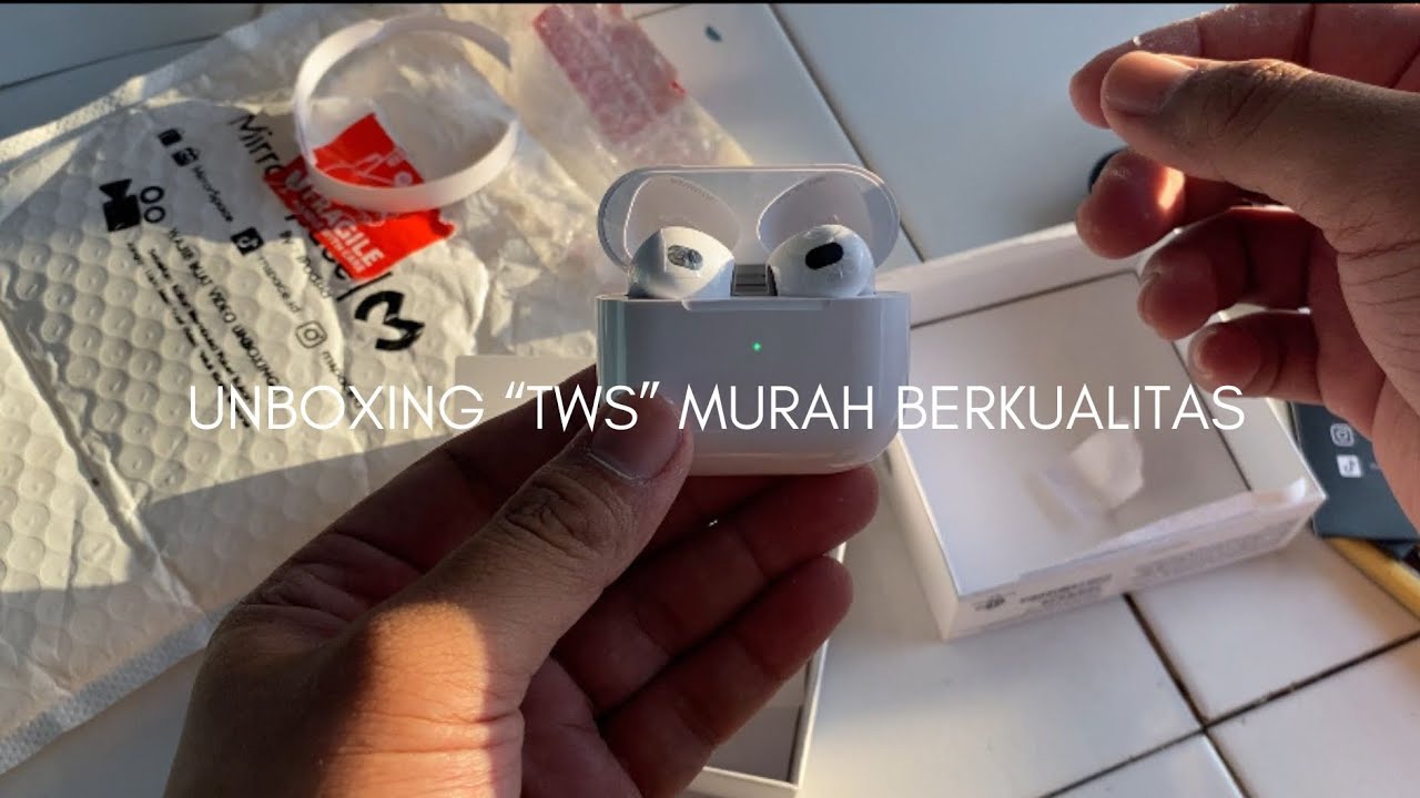 UNBOXING | TWS MURAH BERKUALITAS (Headset Bluetooth) - YouTube