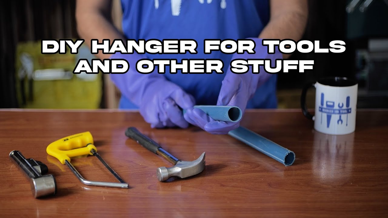 DIY Hanger For Tools And Other Stuff - YouTube