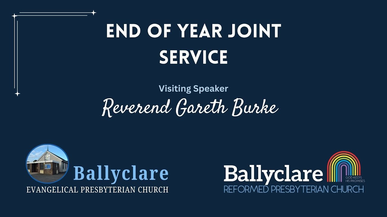 2024 End of year joint service. Speaker - Reverend Gareth Burke - YouTube