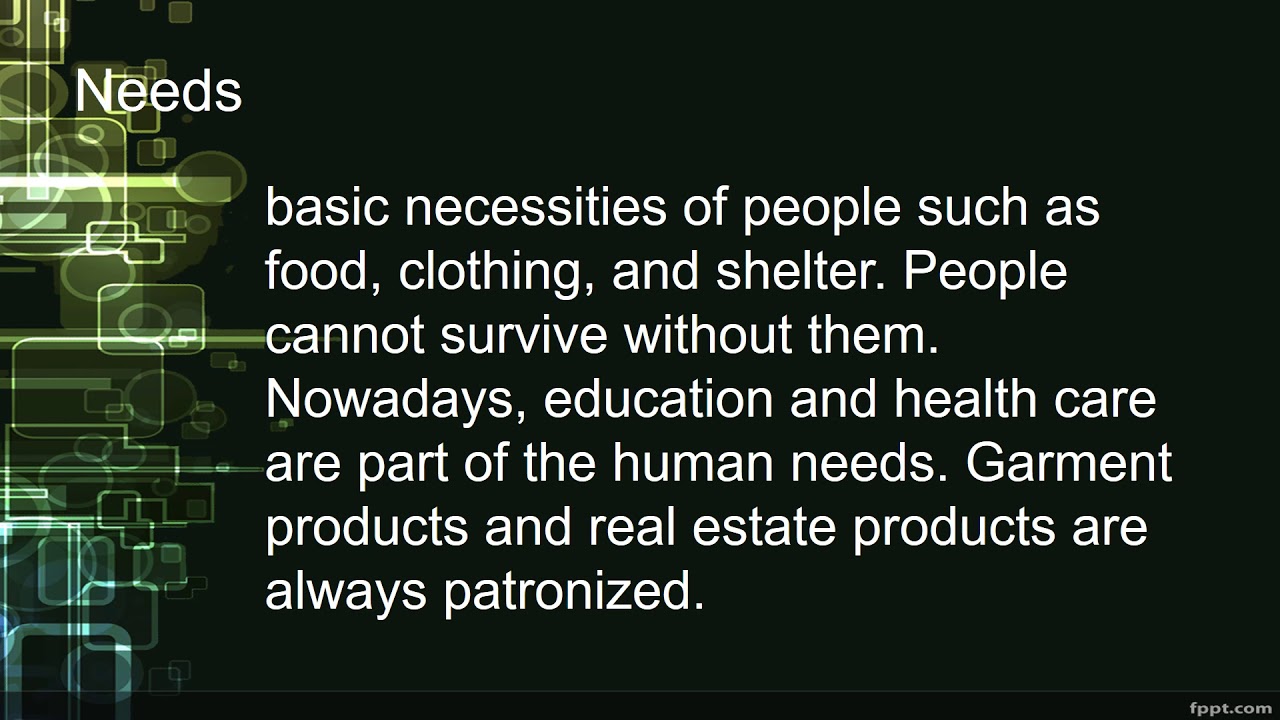 Lesson 3 Buying and Selling Products Based on Needs - YouTube