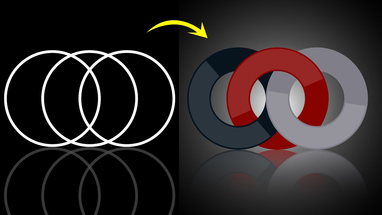 Logo design illustrator : Create Professional Logo With Circles - YouTube