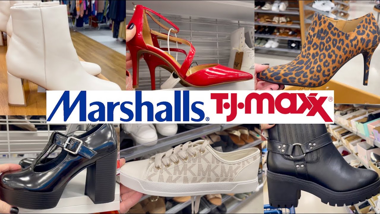 *HUGE* SHOE SHOPPING AT TJ MAXX & MARSHALLS SHOP WITH ME 2023 | HEELS ...