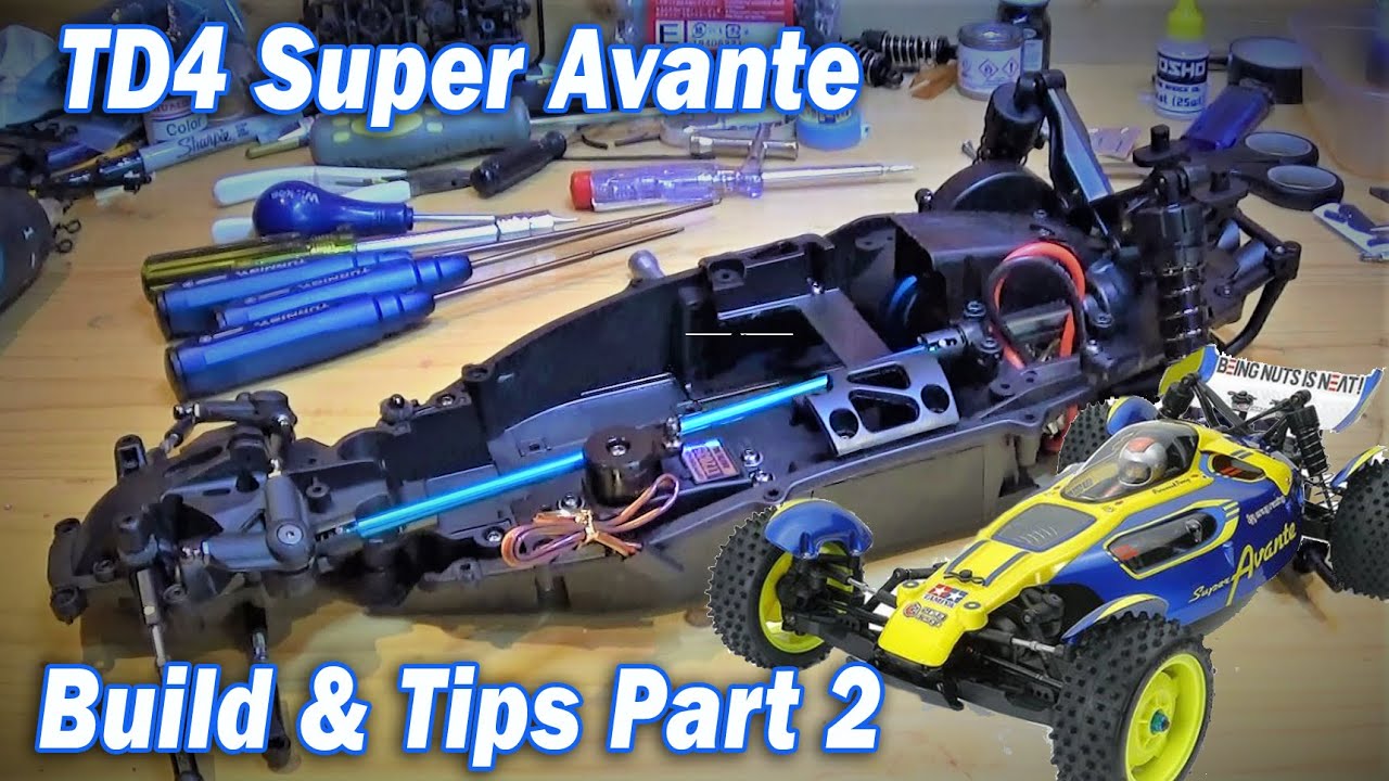 Building the Tamiya TD4 Super Avante Part 2 + Build Tips - Parts Bags C ...