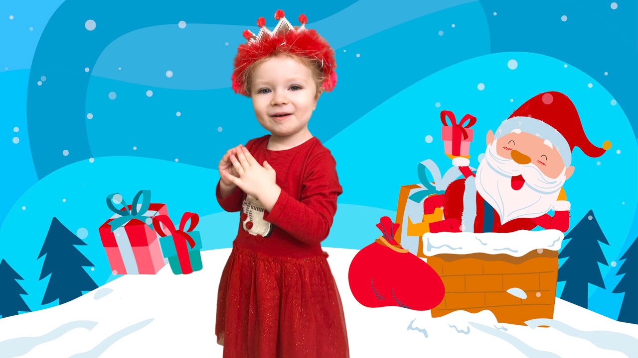 Santa Claus is coming to Sasha. Sasha Kids Channel meet Santa with ...