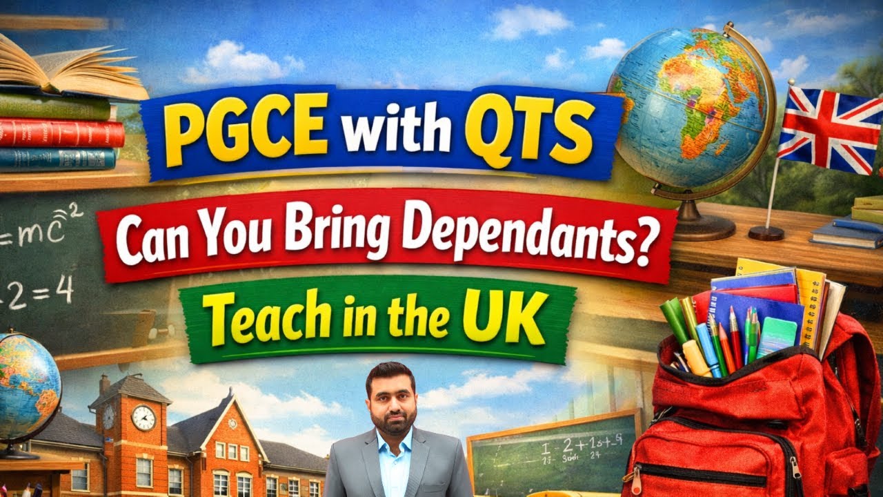 Can you Bring Dependants during PGCE with QTS? | Teach in the UK - YouTube