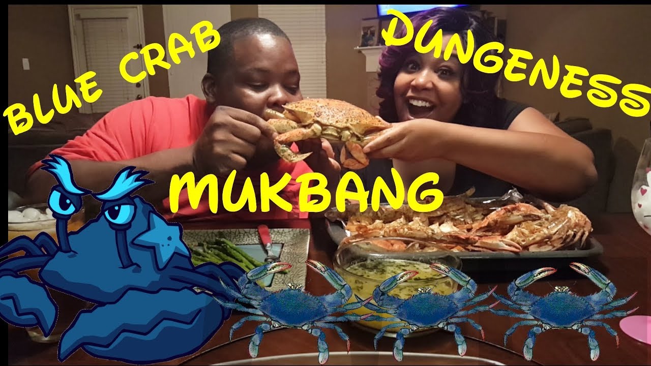 Crab Mukbang: Blue Crabs & Dungeness Crab⚠️Messy, Smacking,Loudness⚠️My ...