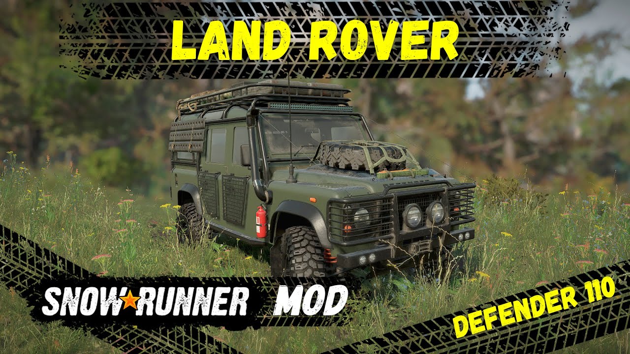 SnowRunner mod - The Offender 110 (Land Rover Defender 110 ...