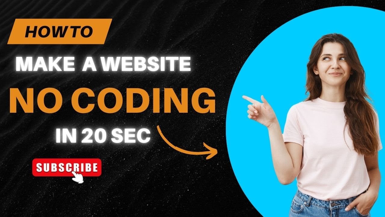 How To Build A Website With Ai Without Coding Knowledge Youtube