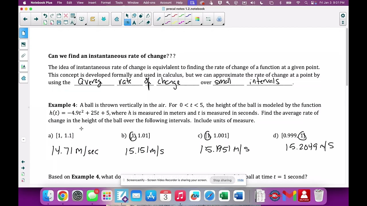AP PreCalculus 1.2 Notes (bryan passwater)