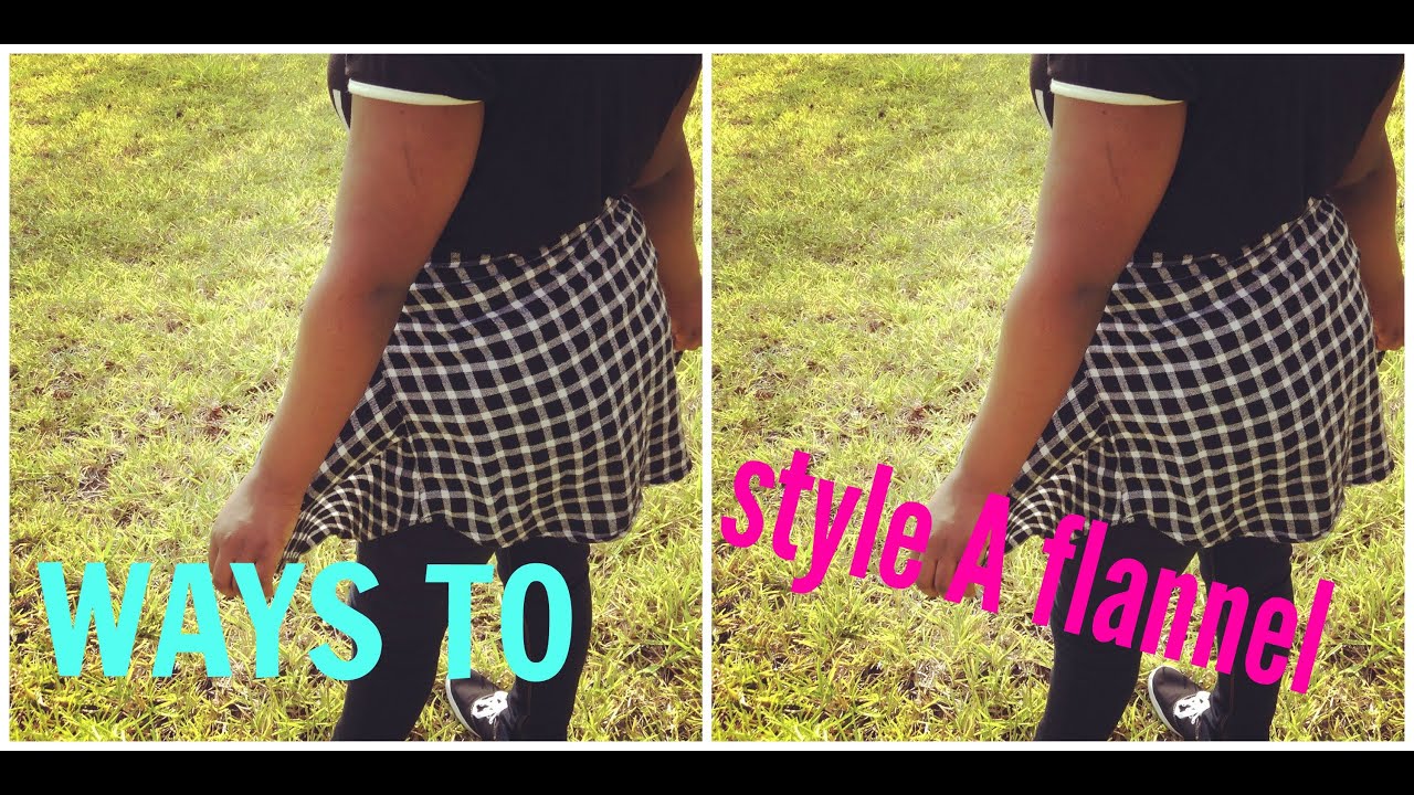 Ways To Style A Flannel | Lifeasesther - YouTube
