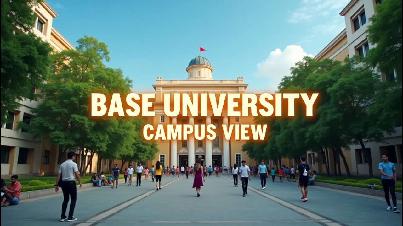 "BASE University Bangalore Campus Tour 2025 | Stunning Infrastructure ...