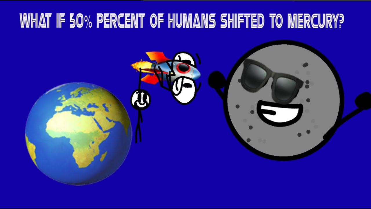 What If 50% of Humans Shifted to Mercury? Super Funny Planetary Science ...