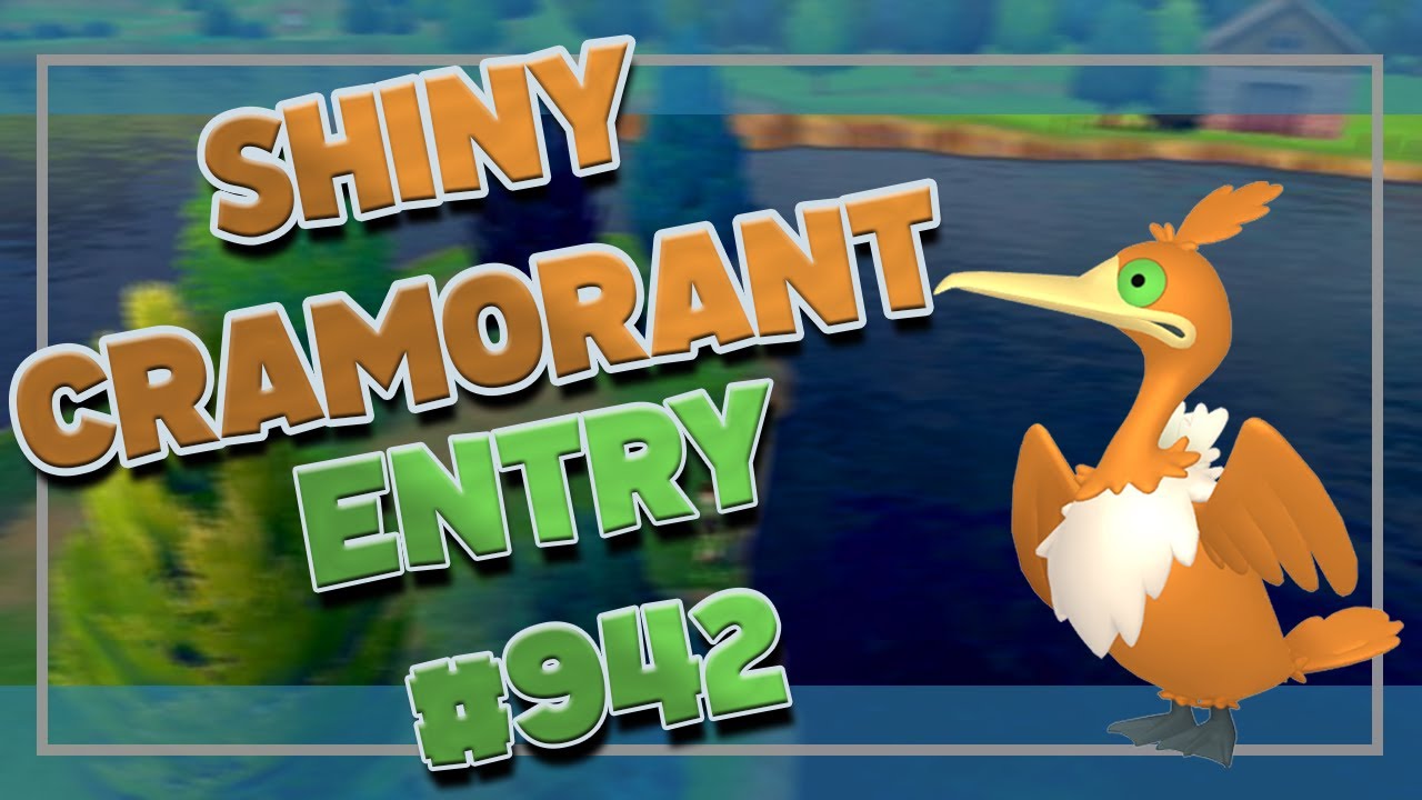 Shiny Cramorant from SWSH RE! Shiny Living Dex #942! - YouTube