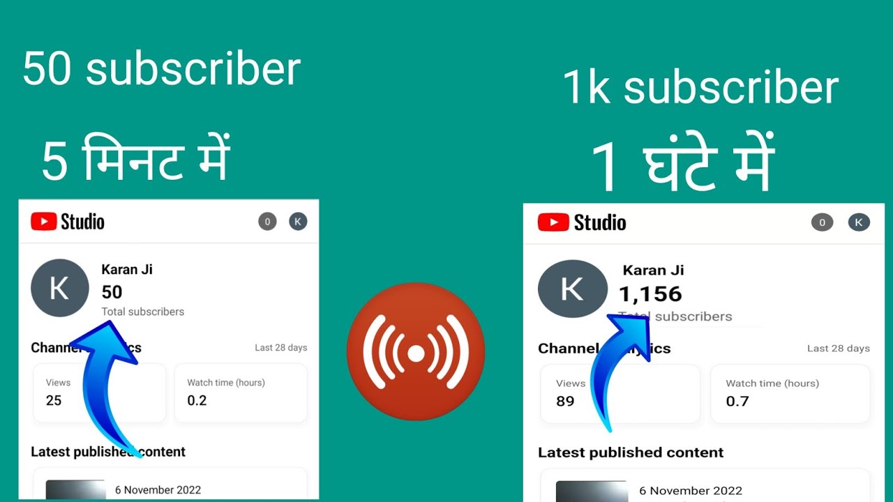 1 घंटे में 1k subscribers🔥How to increase youtube subscribers | YouTube per subscribe kaise ...