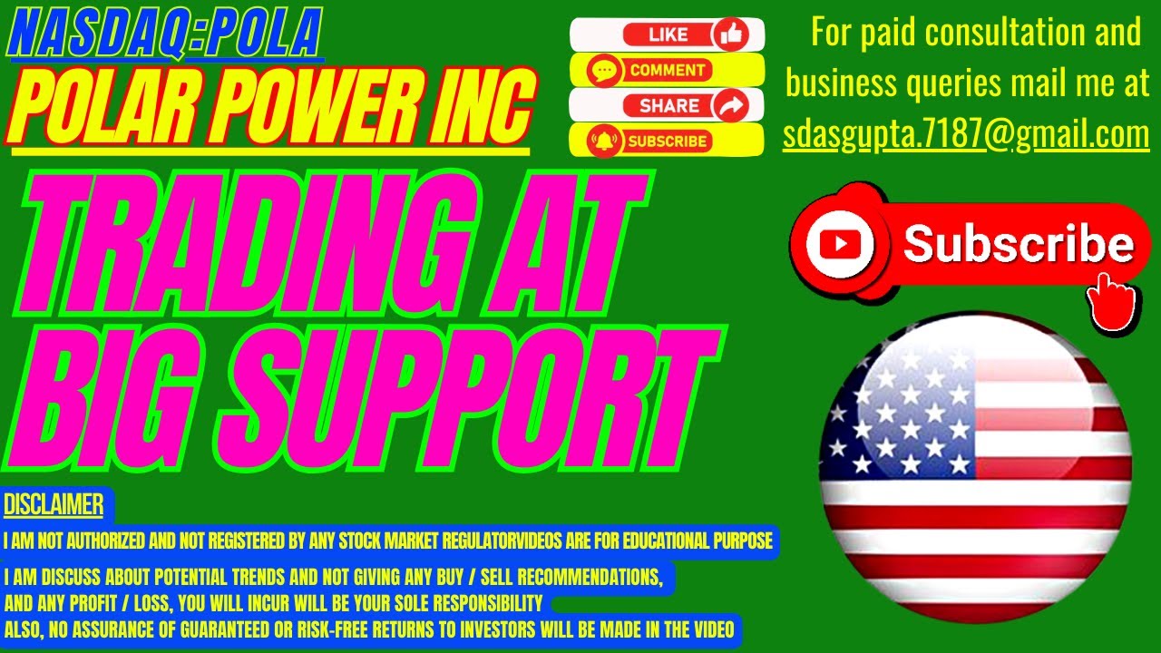 POLA STOCK ANALYSIS | POLAR POWER INC TRADING AT BIG SUPPORT - YouTube