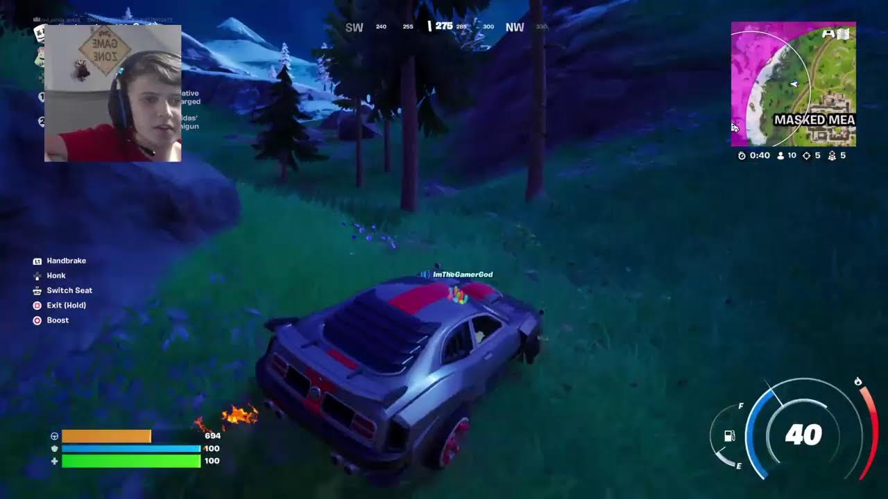Playing fortnite, come join! Please support me im a small creator ...