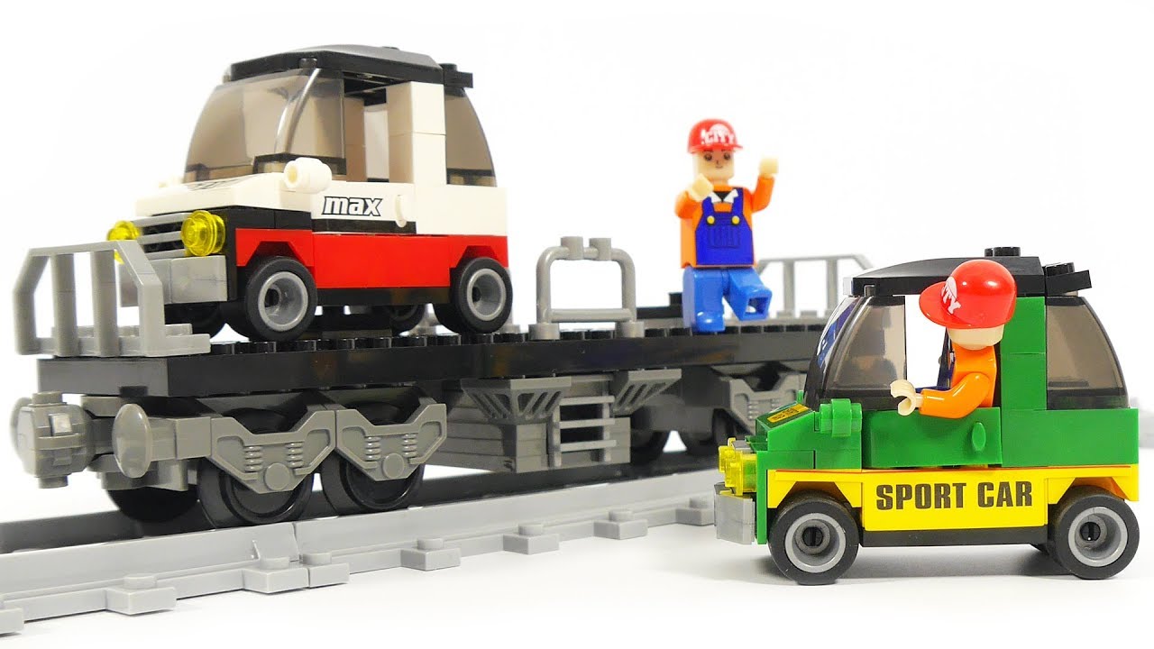 Ausini train 25412 wagon for transportation of cars | BRICK SET UNBOX ...