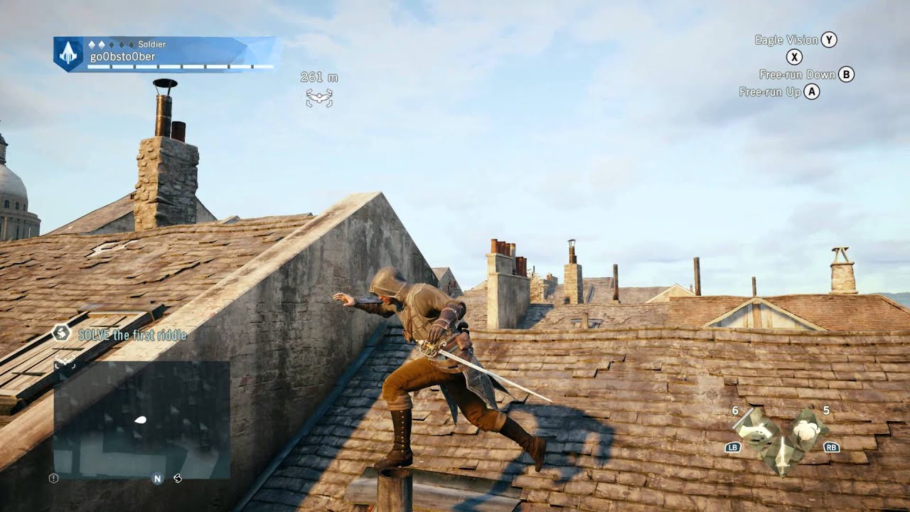 Assassin's Creed Unity Glitch entering Pantheon and Saint-Marcel - YouTube