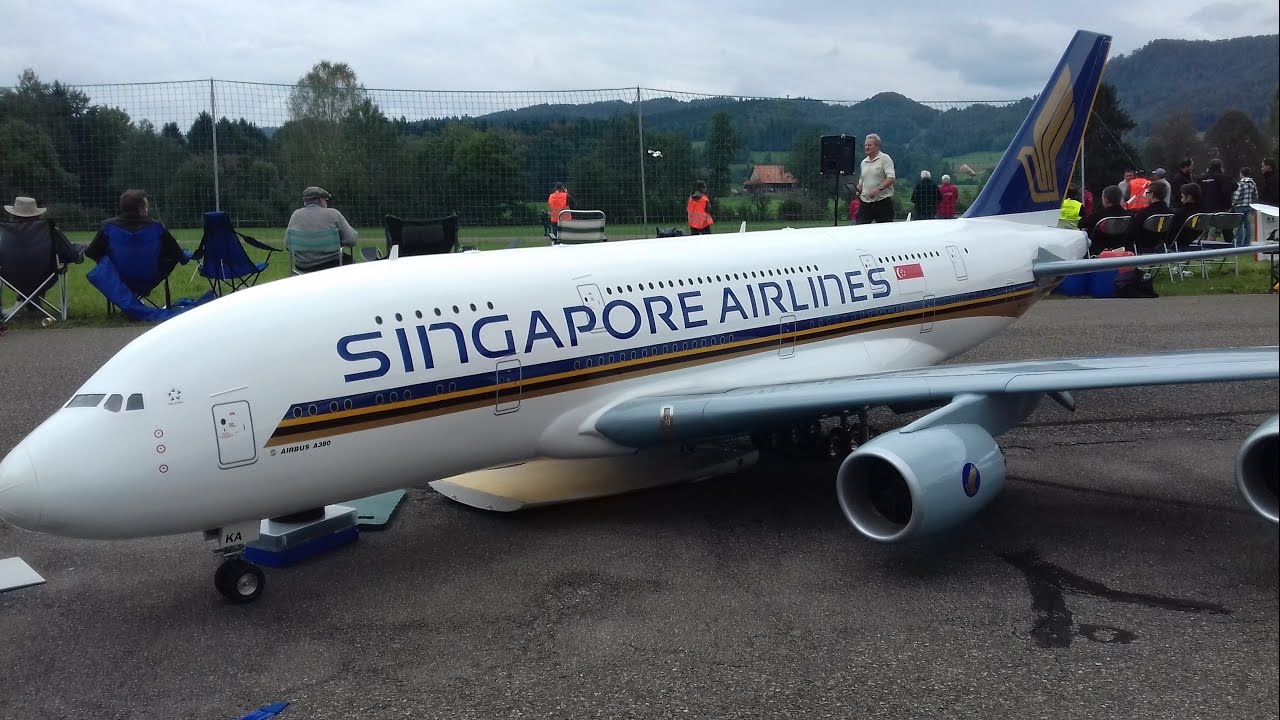 R/C Airbus A-380 X-Treme Lowpass remote controlled 4x Turbine Model ...