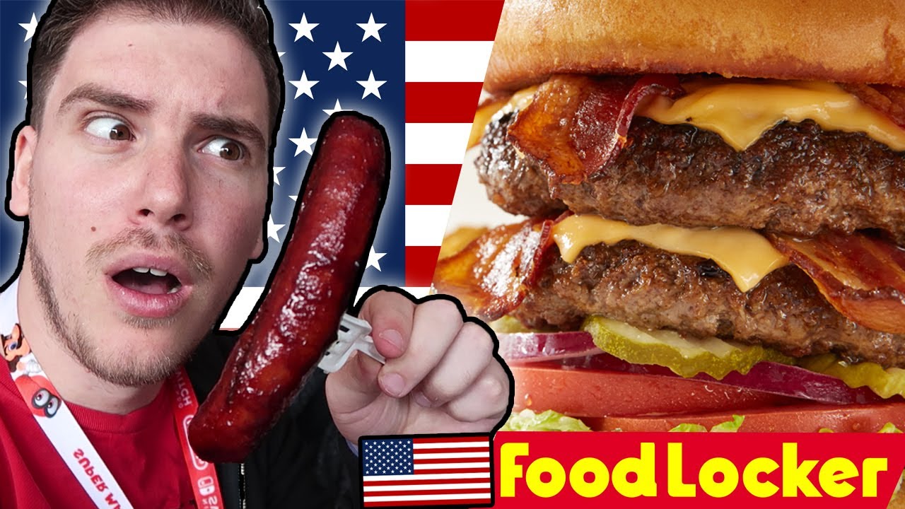 MIKE VS CIBO AMERICANO - (QUESTO VIDEO FA INGRASSARE) FOOD LOCKER #7 ...