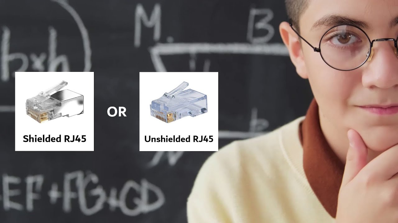 Shielded or Unshielded RJ45 Connector - YouTube