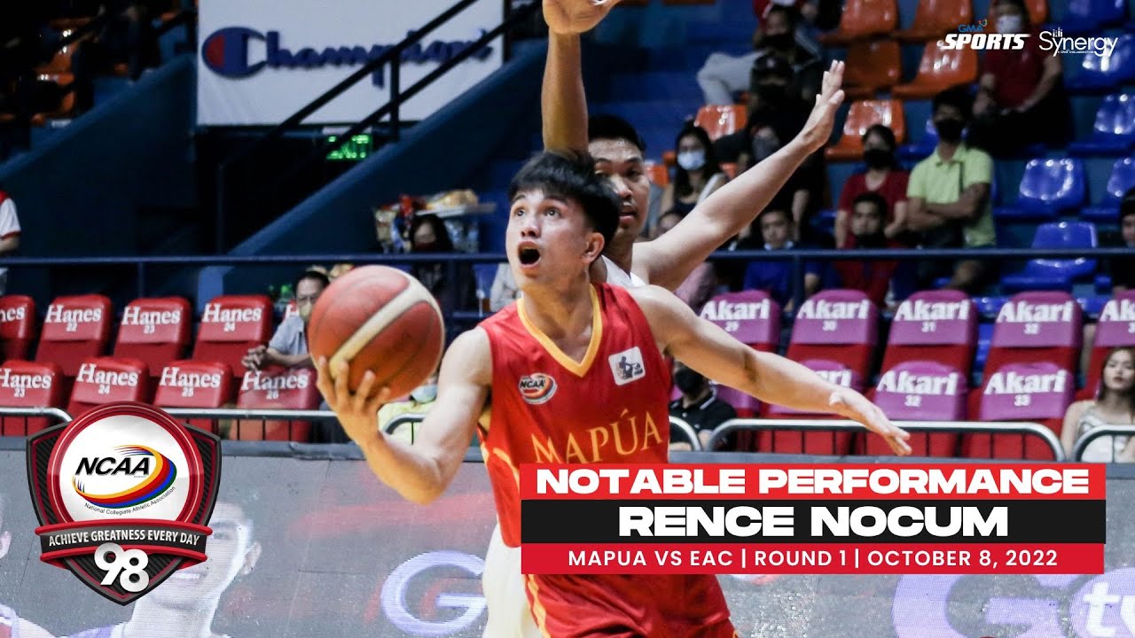 NCAA Season 98 | Notable Performance: Rence Nocum (Mapua vs EAC) - YouTube
